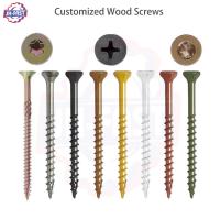 China Zinc Aluminum Coated Torx Thread Forming Screws for Plastic Flat Truss Pan Head 8mm for sale