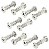China Customized Stainless Steel Pan Head Chicago Screw M4 M5 M6 for Leather Belt Book Binding for sale