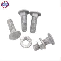 China M4 M5 M6 M10 M12 Carriage Bolts Square Neck Round Cup Head Steel Stainless Steel for sale