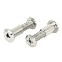 China Customized Stainless Steel Pan Head Chicago Screw M4 M5 M6 for Leather Belt Book Binding for sale