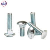 China M4 M5 M6 M10 M12 Carriage Bolts Square Neck Round Cup Head Steel Stainless Steel for sale