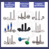 China Zinc Aluminum Coated Torx Thread Forming Screws for Plastic Flat Truss Pan Head 8mm for sale