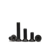 China Black Oxide Finish SUS 304 316 Stainless Steel Phillips Flat CSK Head Long Machine Screw for sale