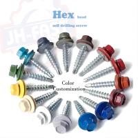 China OEM Customized Service Provided Advantage Hexagon Self Drilling Screw for PVC Roofing for sale