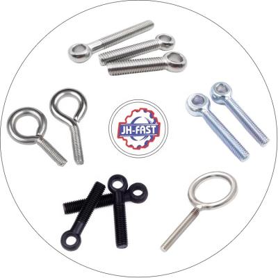 China Grade 8.8 Galvanized Heavy Duty Oval Sheep Welding I Bolt DIN 444 SS 304 Eyebolt for sale