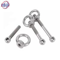 China Grade 8.8 Galvanized Heavy Duty Oval Sheep Welding I Bolt DIN 444 SS 304 Eyebolt for sale