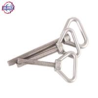 China Grade 8.8 Galvanized Heavy Duty Oval Sheep Welding I Bolt DIN 444 SS 304 Eyebolt for sale