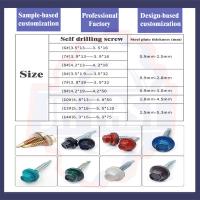 China ISO Standard Self Drilling Tek Screw Hex Washer Head Zinc Finish for Sheet Metal Roofing 12-14x1-1/2 for sale