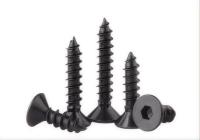 China Black Round Head Self-Tapping Screw with Hex Socket Drive Metric Stainless Steel for sale