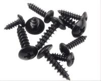 China Black Round Head Self-Tapping Screw with Hex Socket Drive Metric Stainless Steel for sale
