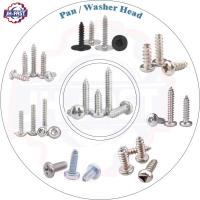 China Custom Phillips Cross Torx Pan Head Self-Tapping Screw GB Standard Zinc Finish M2 M2.5 for sale