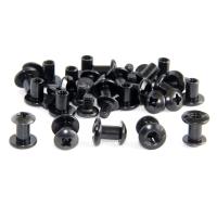 China ISO9001 Mini Chicago Screws M4 M6 M8 Flat Round Slotted Blind Head Male Female Metric for sale