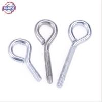 China Custom Grade 8.8 M12 35mm Large Eye Bolt Carbon Steel Heavy Duty Lifting Fastener for sale