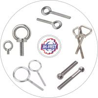 China Custom Grade 8.8 M12 35mm Large Eye Bolt Carbon Steel Heavy Duty Lifting Fastener for sale