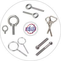 China Stainless Steel Lifting Eye Bolt M12 with Nut ISO Standard Custom for sale