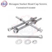 China Stainless Steel DIN912 Hex Socket Cap Screw A2-70 A4-80 M2 to M12 Allen Key Bolt for sale