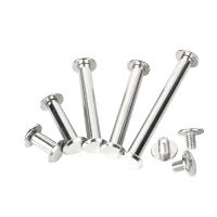 China Brass Chicago Screw Binding Post 2mm 4mm 5mm Male Female for Leather Account Book for sale