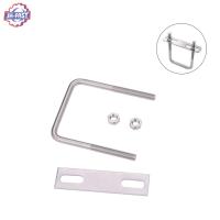 China Passivation Finish Square U-Bolt SS304 SS316 M10 M12 6mm 8mm x 178mm for sale