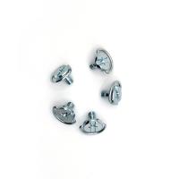 China Custom Design Zinc Plated D Ring Buckle Screw for Tactical Gear DIN Standard Steel for sale