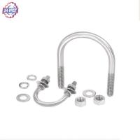 China DIN3570 U-Bolt Stainless Steel 20mm U Type Bolt and Plate for Trucks One Stop Service for sale