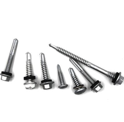 China OEM Customized Metal Galvanized Hexagonal Hex Head Self Drilling Screw for Roofing for sale