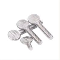 China Stainless Steel Customized Table Tennis Racket Screws Spade Head Wave Plate DIN Metric M4 for sale