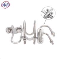 China Trailer Truck U-Bolt with Plate and Nut ISO9001 IATF16949 Certified Steel Zinc Plated for sale