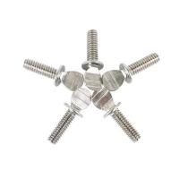 China Stainless Steel Customized Table Tennis Racket Screws Spade Head Wave Plate DIN Metric M4 for sale