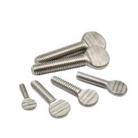 China Stainless Steel Customized Table Tennis Racket Screws Spade Head Wave Plate DIN Metric M4 for sale