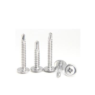 China GB Standard Self Drilling Truss Wafer Head Metal Roofing Screws Carbon Steel Stainless Steel Custom Colors for sale