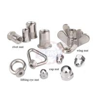 China M3 to M10 Brass Butterfly Wing Nuts Flat Head Rivet Nuts 100% Inspection for sale