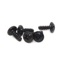 China Metric Black Zinc Steel 8.8 Grade Cross Pan Washer Head Self Tapping Screw for Plastic for sale