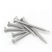 China ISO9001 Certified Stainless Steel Self Drilling Screws Phillips CSK Head 8-18 x 1-2 for sale