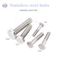 China DIN933 DIN931 A2 A4 Stainless Steel 304 Hex Head Bolts Nuts ISO9001 for sale