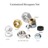 China DIN 934 Hex Nuts M4 M24 SUS 304 316 Stainless Steel 100% Inspection Before Shipment for sale