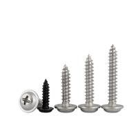 China Stainless Steel Black Zinc Pan Washer Head Self Tapping Screw with Collar ISO9001 for sale