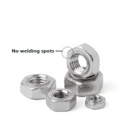 China SS304 SS316 Zinc Coated Hex Weld Nuts M4 to M12 ISO GB Standard for Mining Spot Welding for sale