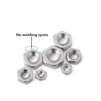 China SS304 SS316 Zinc Coated Hex Weld Nuts M4 to M12 ISO GB Standard for Mining Spot Welding for sale