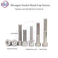 China High Strength Steel Allen Bolts Grade 8.8 10.9 12.9 DIN912 Hex Socket Head Cap Screws M2 M20 for sale