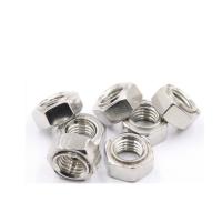 China SS304 SS316 Zinc Coated Hex Weld Nuts M4 to M12 ISO GB Standard for Mining Spot Welding for sale