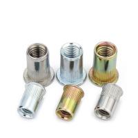 China Carbon Steel Stainless Steel Flat Head Blind Rivet Nuts ISO9001 M4 M6 M8 M10 for sale
