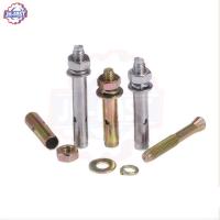 China Passivation Finish Steel Wedge Wall Anchor Bolts M6 M8 M10 M12 M16 M20 for Concrete Expansion for sale