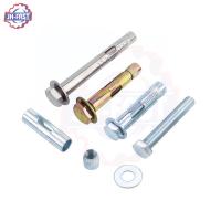 China Passivation Finish Steel Wedge Wall Anchor Bolts M6 M8 M10 M12 M16 M20 for Concrete Expansion for sale