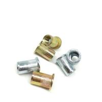 China Carbon Steel Stainless Steel Flat Head Blind Rivet Nuts ISO9001 M4 M6 M8 M10 for sale