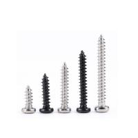 China Stainless Steel DIN7981 Phillips Pan Head Self Tapping Screws for Wood Metal 100 Percent Inspection for sale