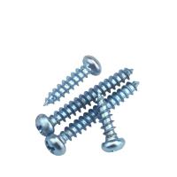 China Stainless Steel DIN7981 Phillips Pan Head Self Tapping Screws for Wood Metal 100 Percent Inspection for sale