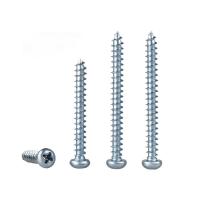 China Black Zinc Metal Pan Head Self-Tapping Screws DIN7981 Carbon Steel for Healthcare for sale