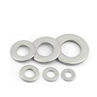 China ISO Standard Stainless Steel Flat Washers Zinc Finish 5mm Thickness M8 M20 M12 M16 for sale