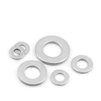 China ISO Standard Stainless Steel Flat Washers Zinc Finish 5mm Thickness M8 M20 M12 M16 for sale