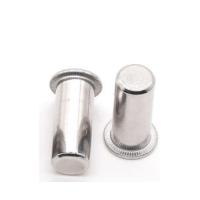 China Metric Flat Head Rivet Nut M3 to M10 Knurled Stainless Steel for High Performance for sale